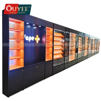 Smoke Display Case Tobacco Shelf Led Smoke Shop Sisplay Cases For ...