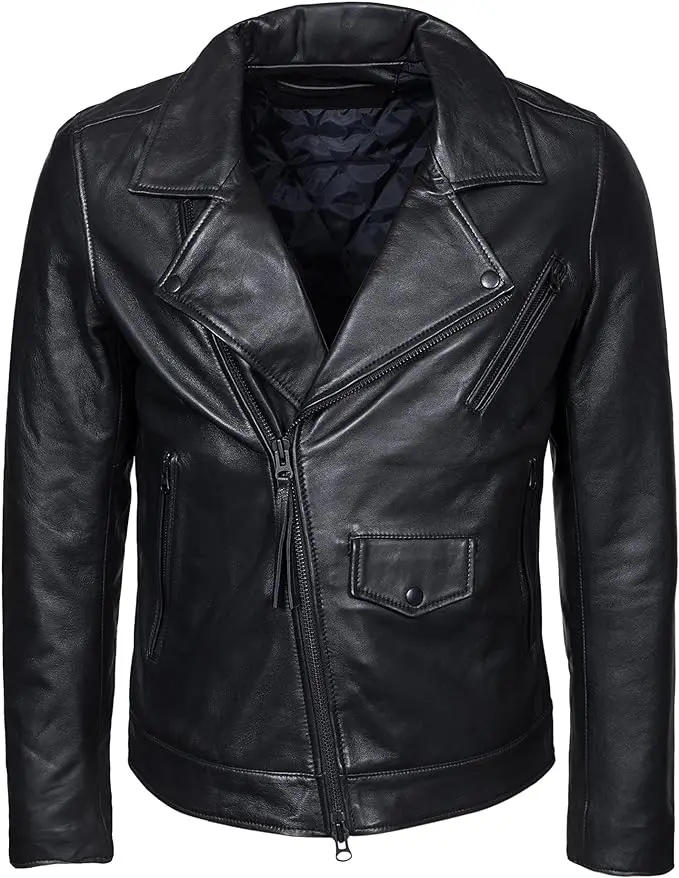 Oem Custom Black Waterproof Slim Fit Motorcycle Leather Padded Biker ...