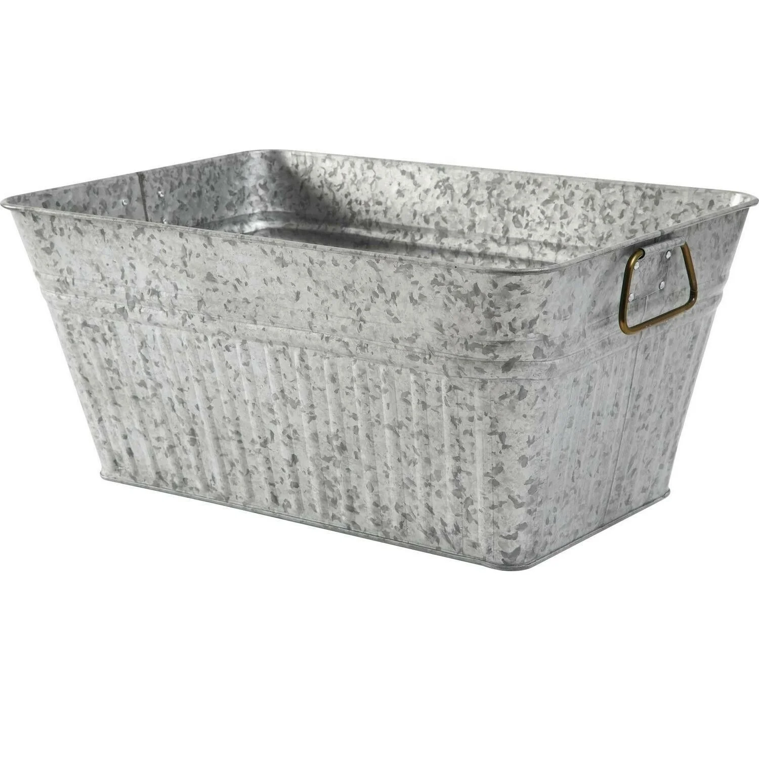 Rectangular shaped tapered structured beverage tub big size galvanized ...