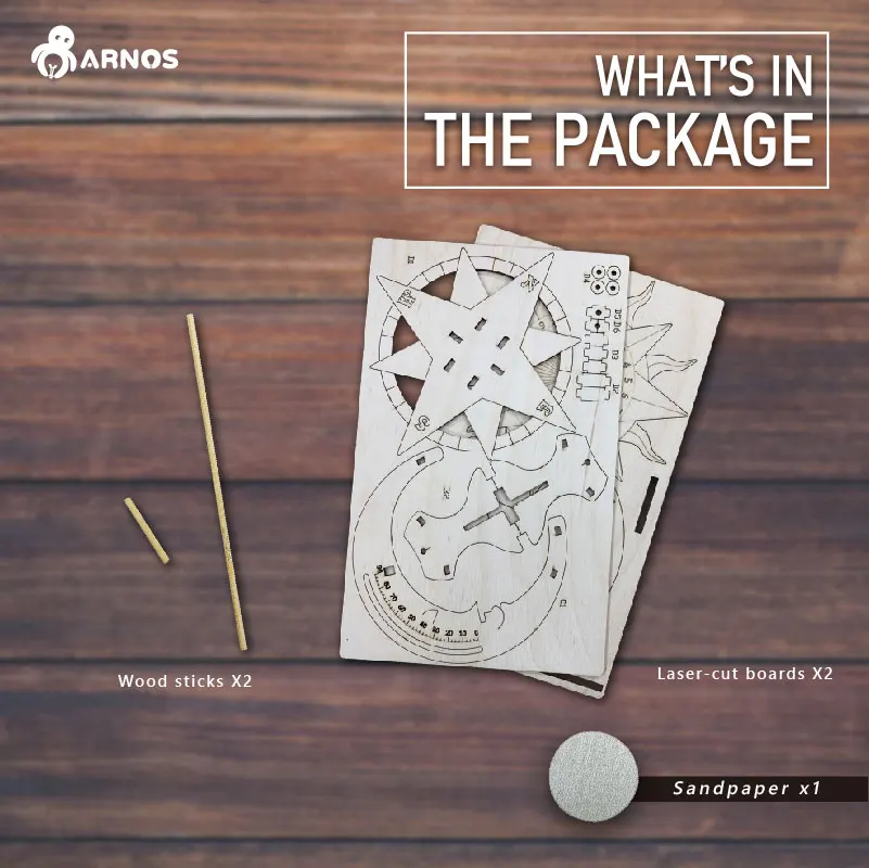 Diy Apollo Equatorial Sundial Astronomical Science Toys - Buy Steam Toy ...