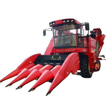 Walking Tractor Small Corn Harvester Combine Harvester Corn Straw ...