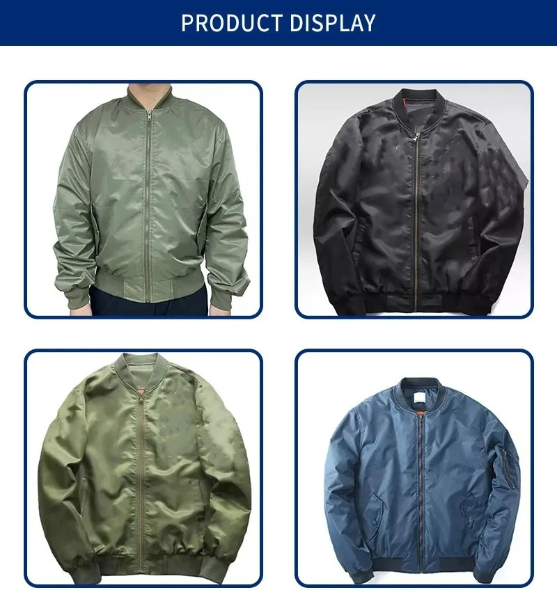 Oem 2024 Manufacturer Custom Hip Hop Outdoor Reflective Jacket Satin ...