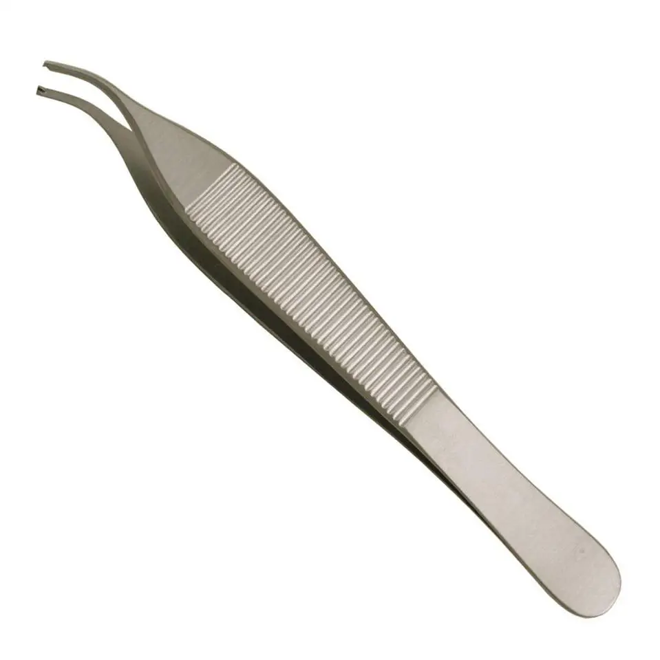 Wholesale Surgical Instruments Adson Tissue Forceps 12cm" Curved Angled ...