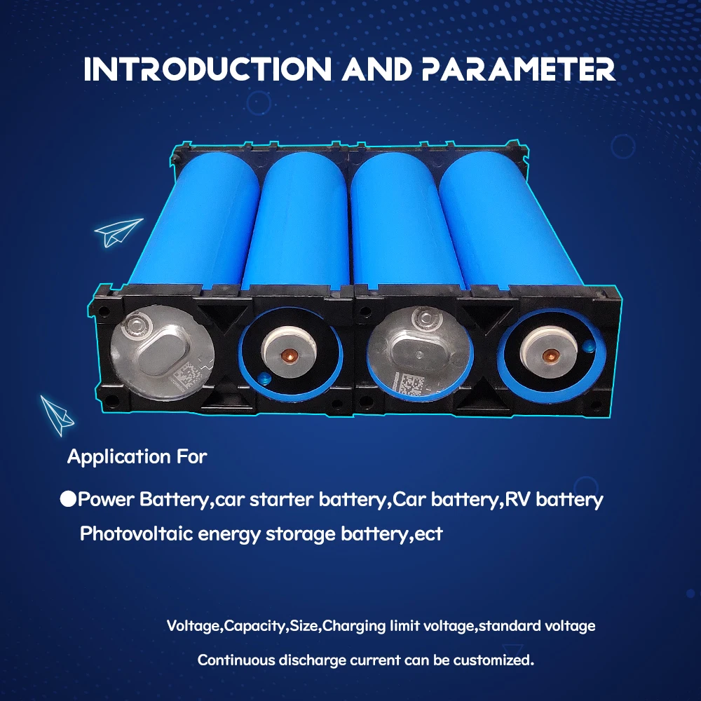 High Power 33140 Cylindrical Lifepo4 Rechargeable Battery 3.2v 15ah Lfp ...