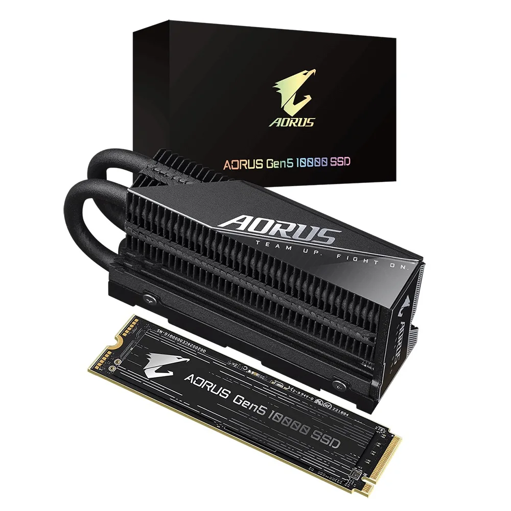 Internal Solid State Drive Aorus Gen5 10000 Ssd 2tb Ag510k2tb Gigabyte ...