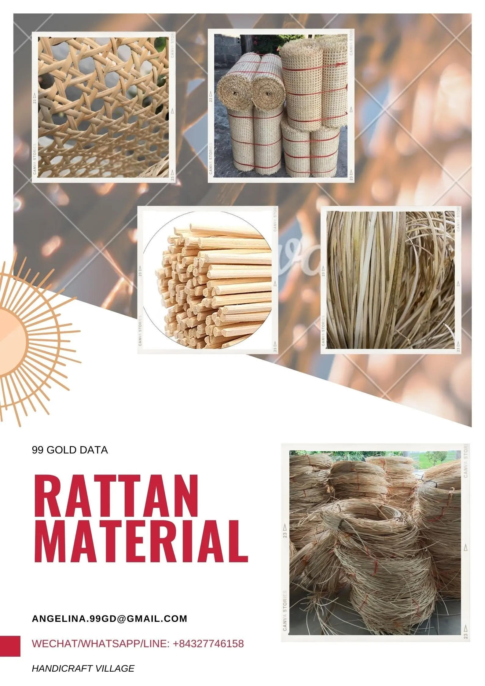 Round Rattan Ball For Christmas Handwoven Ball Natural Rattan High ...