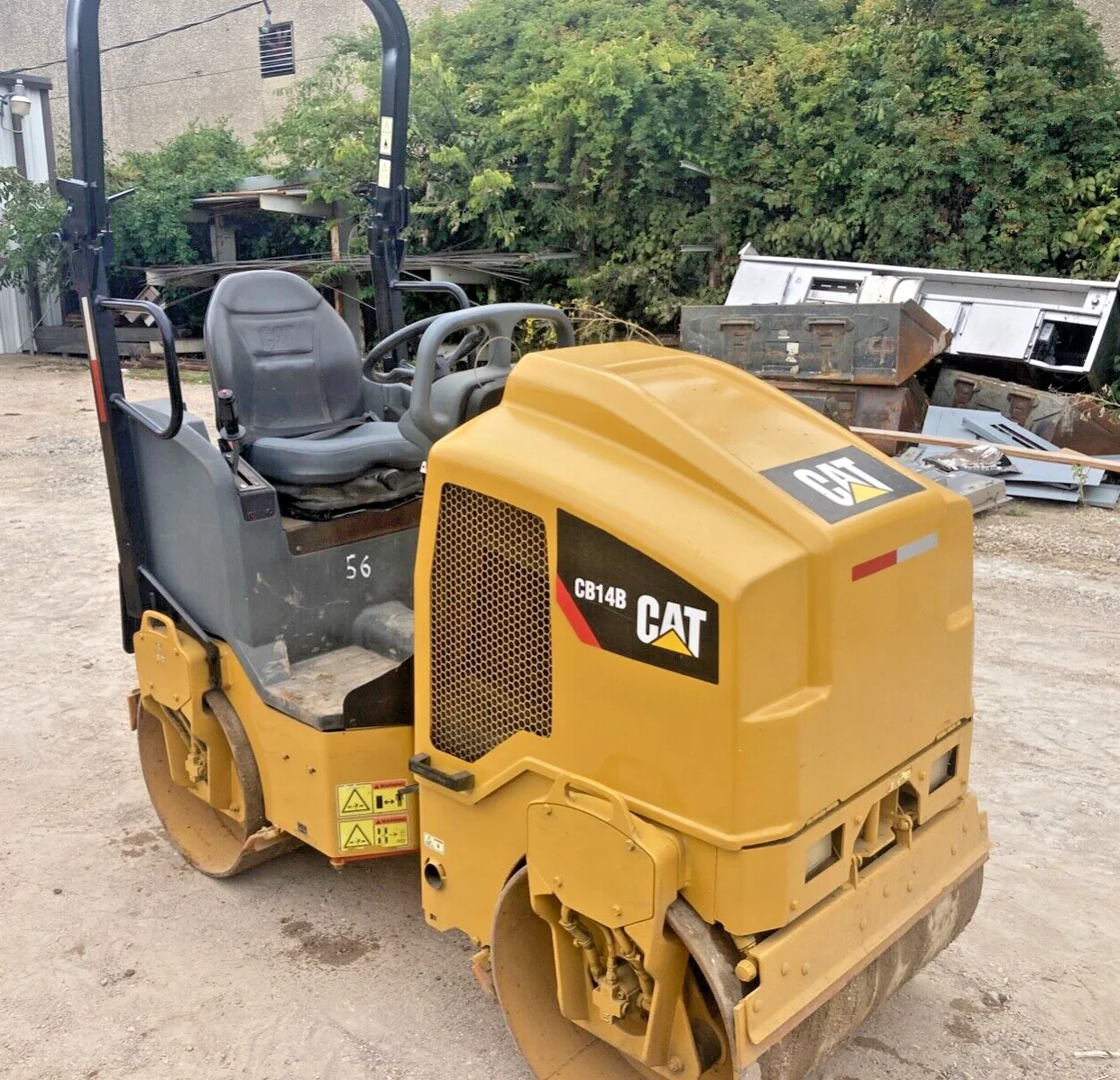 Caterpillar CB14B Roller Tandem Vibratory Drums Road Roller Road ...