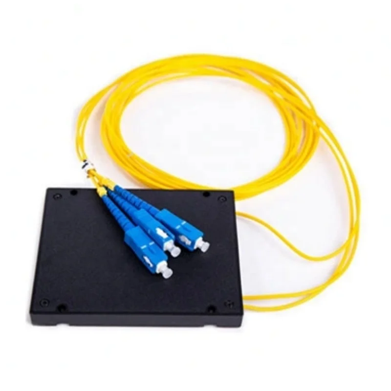 FTTH FTTX Fiber Optic Splitter PLC 1x4 1x8 1x16 SC APC UPC splitter abs ...