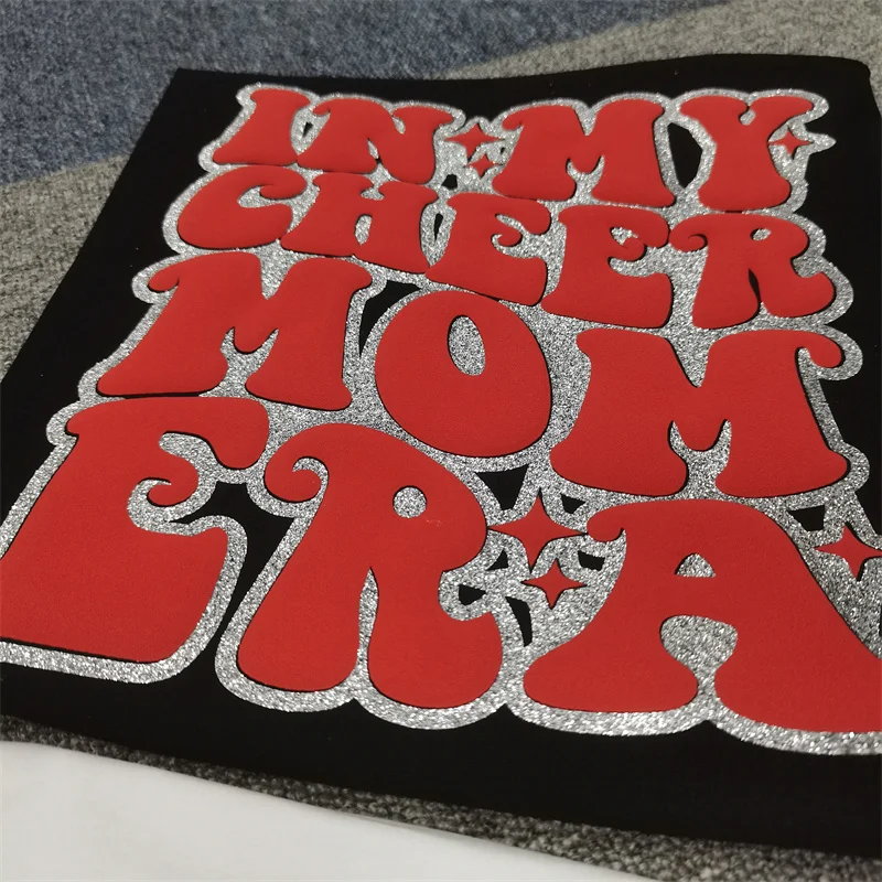 Custom Metallic 3D Heat Transfers for Eye-Catching T-Shirts and Bags 3d ...
