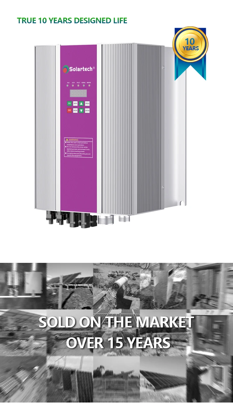 Solartech 30 Kw 3 Phase Solar Water Pump Inverter For Solar Pump System ...