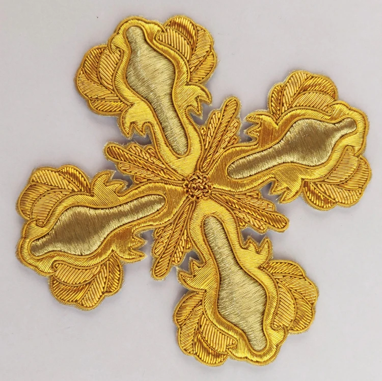 Antique Look Hand Embroidery MASONIC REGALIA Badges