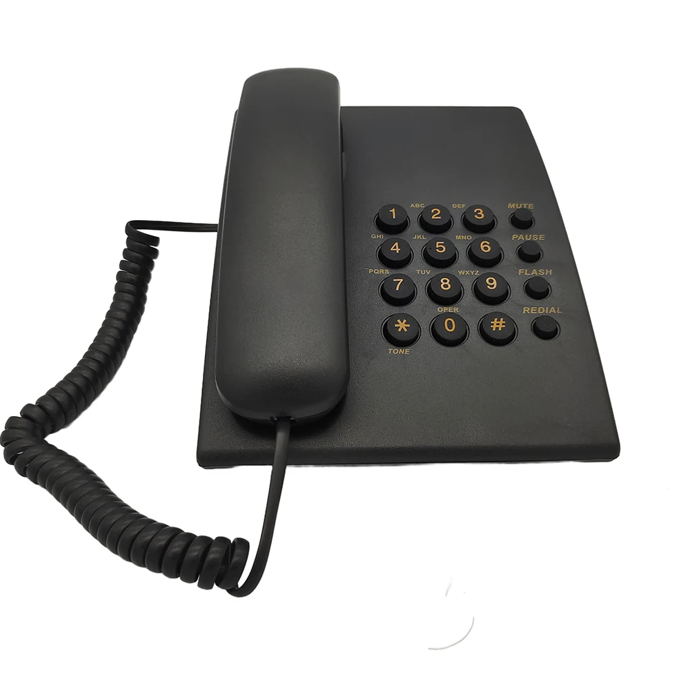 KX-TS500 Desk Analog Landline Telephone with Larger Keys for Home ...