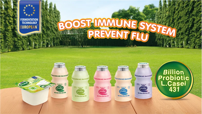 Vinamilk - Probi - Drinking Yogurt - Strawberry Flavor - High Quality ...