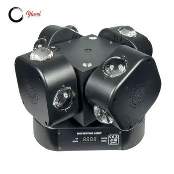 4 Head Rotating Led Beam Moving Light For Stage Lighting Events Dj ...