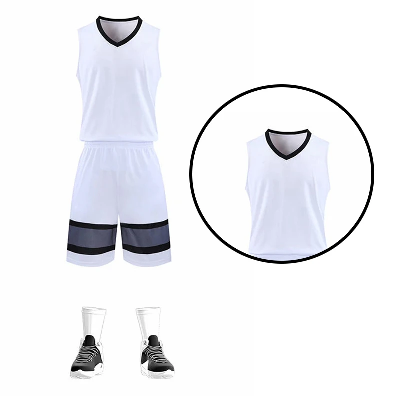 White Color 2024 Stylish Design Wholesale Price Basketball Uniform Your ...