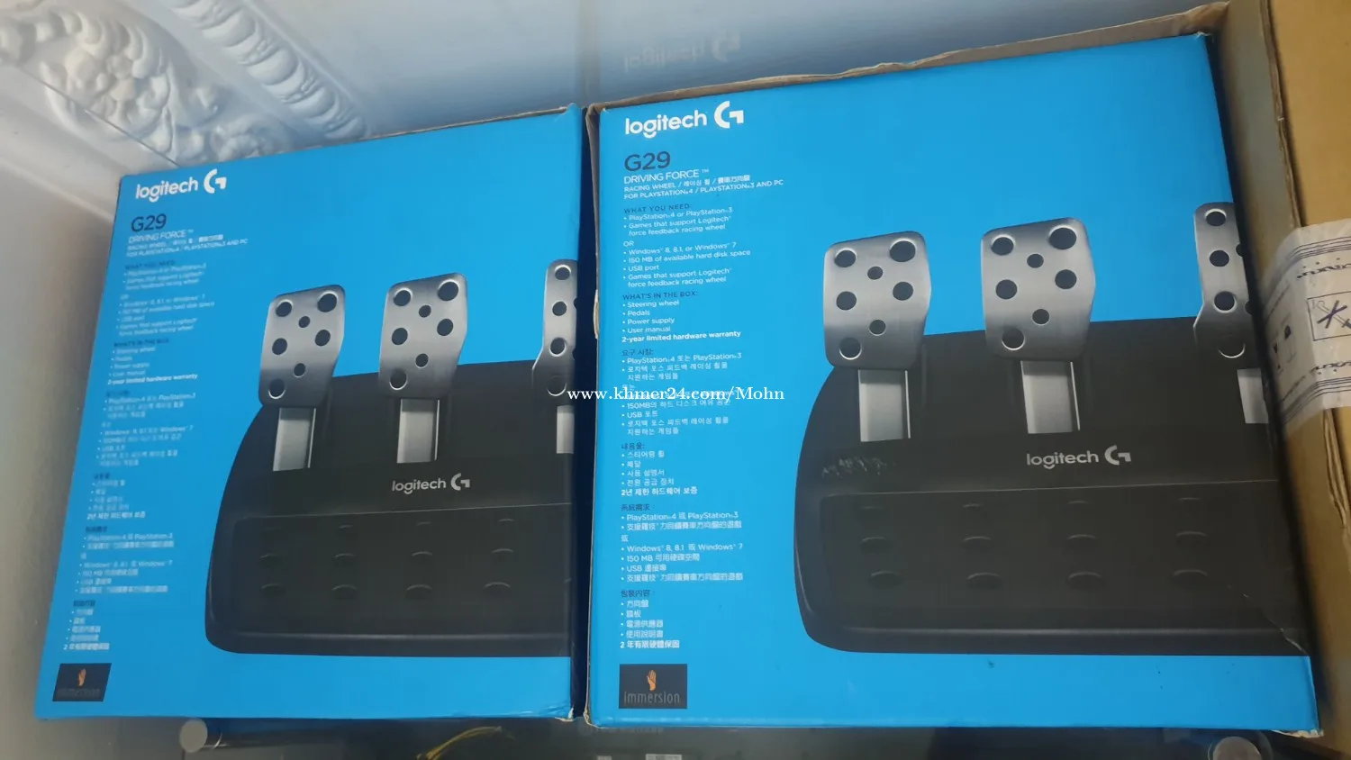 Top Notch Quality Logitech G29 Driving Force Race Wheel + Logitech G ...