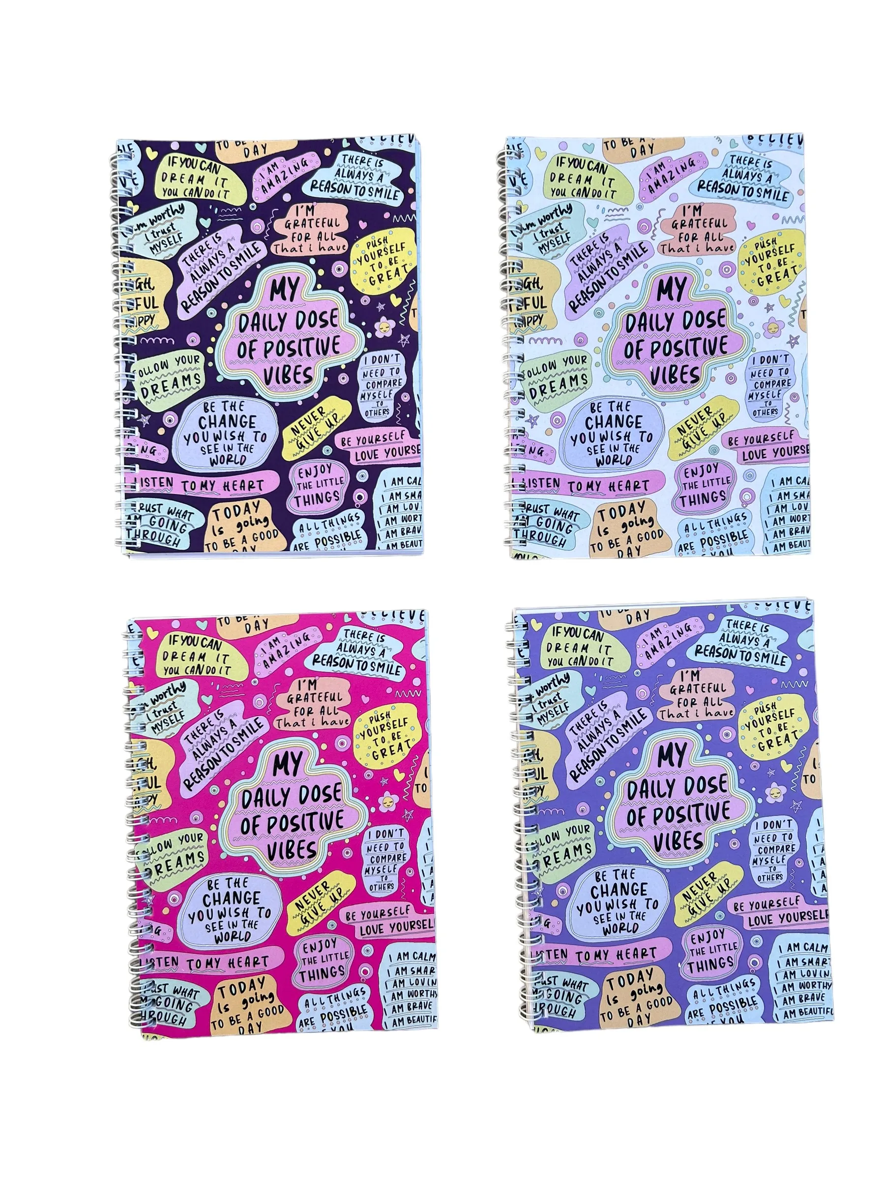 Notebook A5 Motivational Inspirational Comic Quotes Smile Yalla Design ...