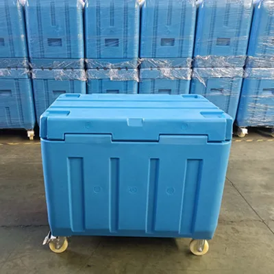 Large Plastic Insulated Dry Ice Container - 320 Kg Capacity