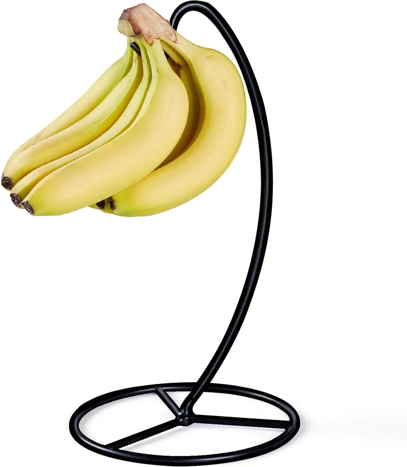 Elegant Black Iron Metal Banana Holder Stand Multifunctional Steel ...