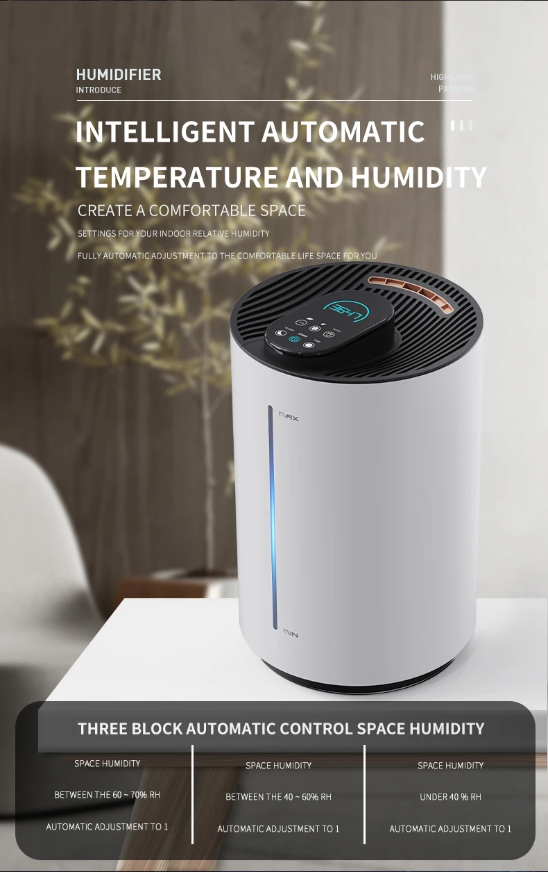 Custom 5.5L Water Tank Ultrasonic Humidifier - Smart & Aromatic