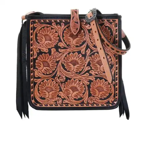 Best Selling Summer Western Leather Women's Luxury Tote Bag With Hand ...