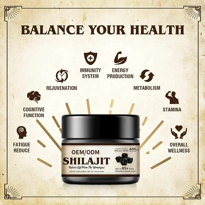 Himalayan Shilajit Resin Original Siberian Supplement Gel Support ...