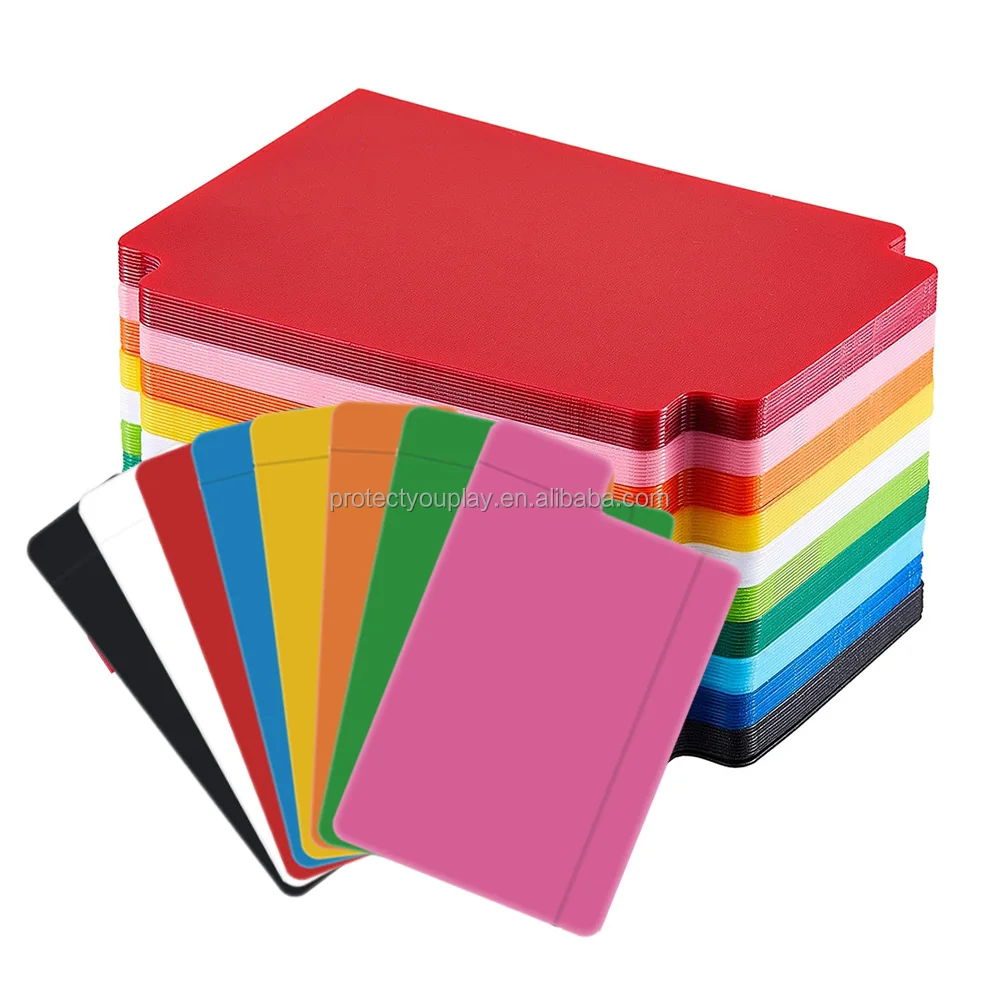 Multi-Color Card Dividers with Foldable Register Tabs for Card Game ...