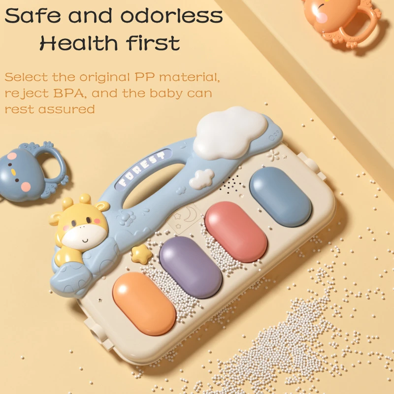 Pedal Piano Newborn Baby Gymnastic Rack Devices Baby Early Education ...
