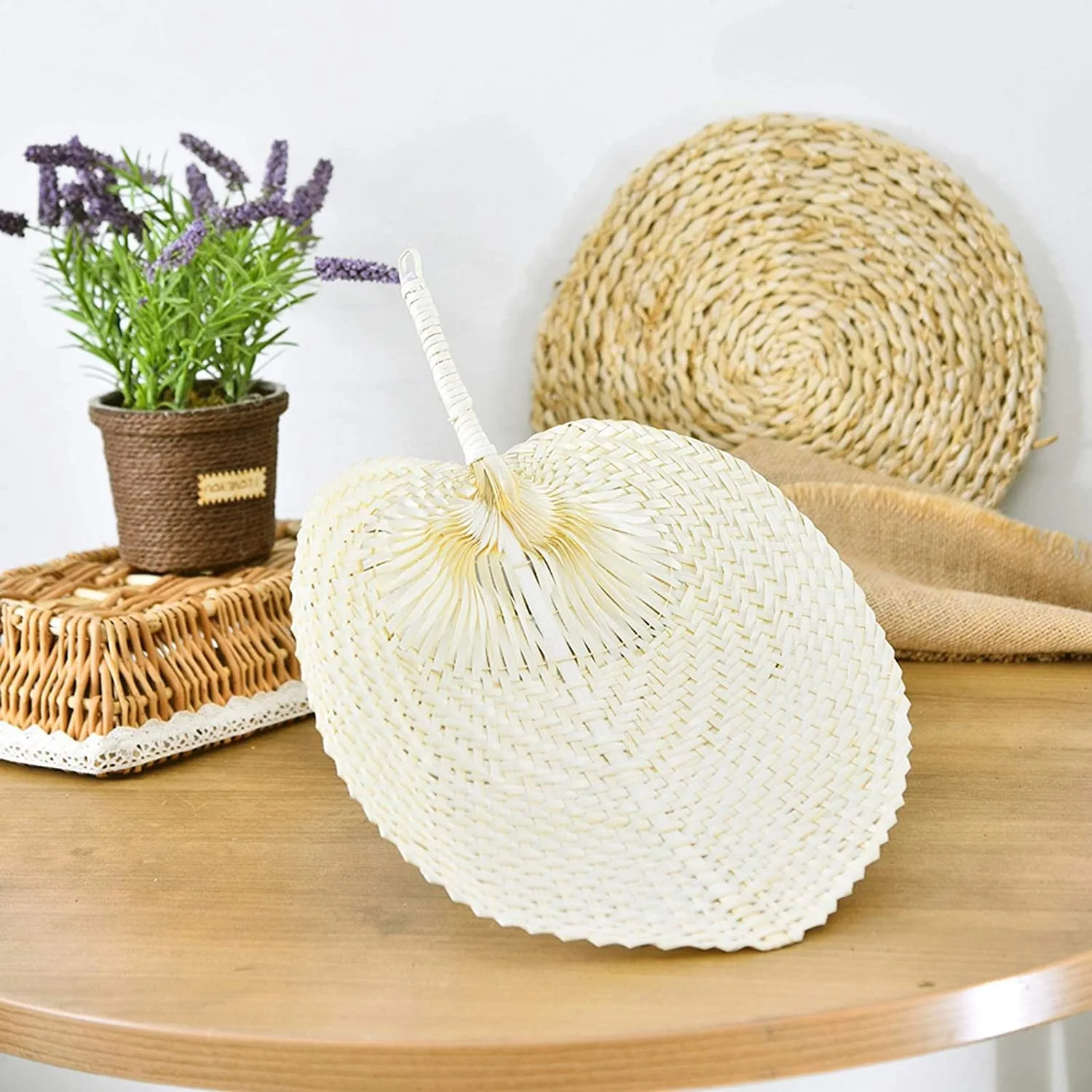 Contemporary Style Wall Mounted Big Palm Leaf Hand Fan Wholesale Price ...