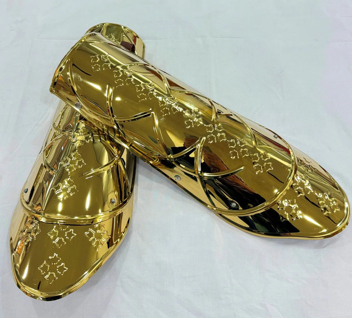 Medieval Pair Of Leg Greaves Armor & Steel Arm Guards Set Viking ...