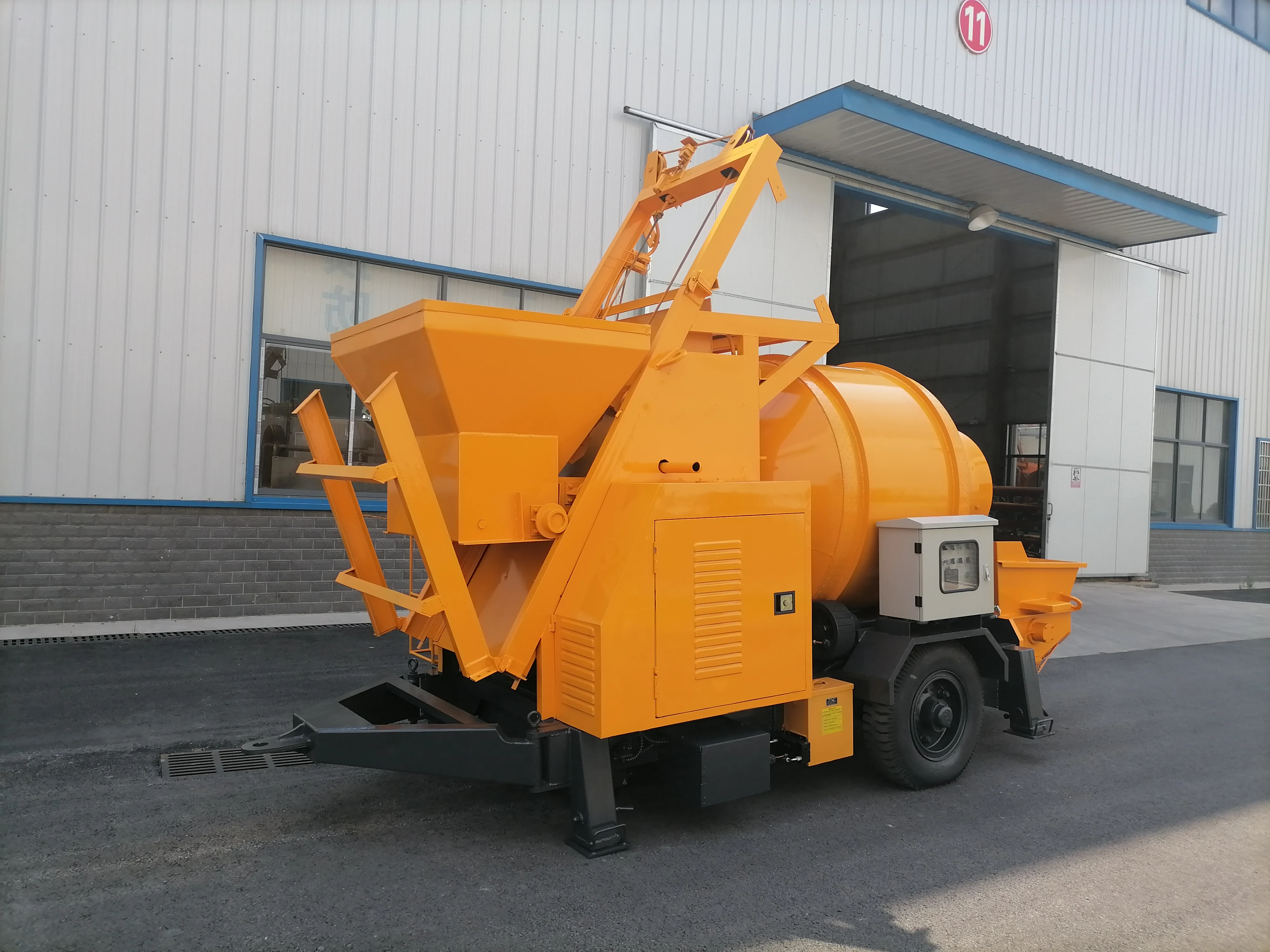 Mortar Pump Concrete Pump Machine Mini Pumpcrete Diesel Engine Concrete ...