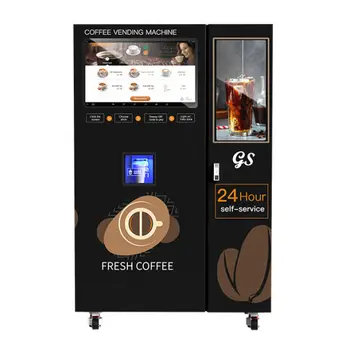 Iced Coffee Vending Machine Fully Automatic For Business With Ice ...