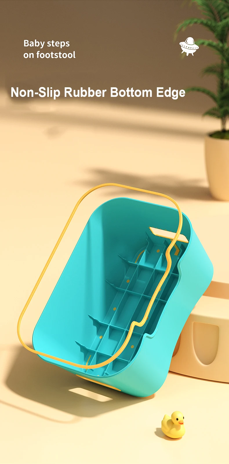 One Stepping Toddler Toliet Trainer Safety Guard Baby Step Stool ...