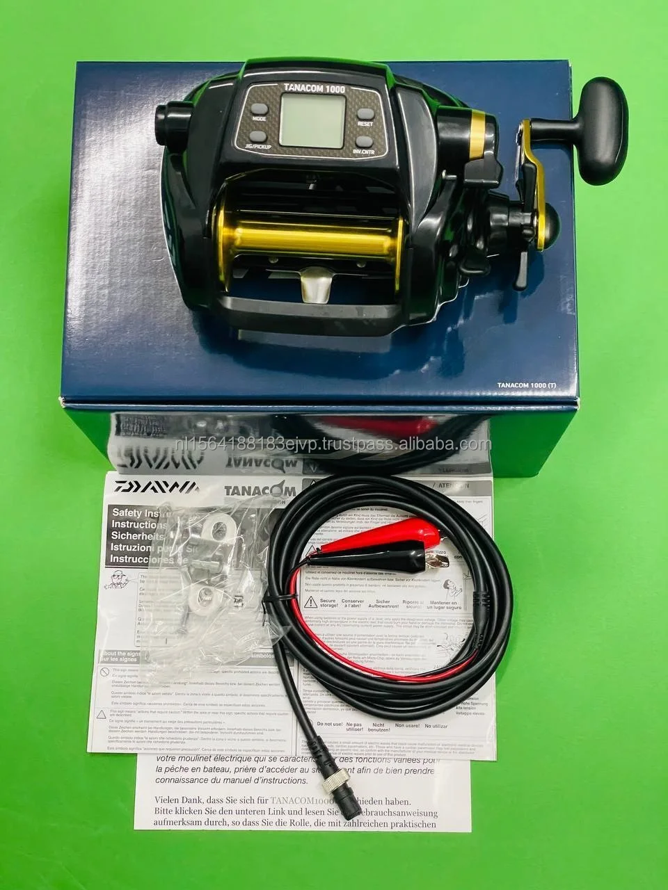 English Display 1000t Electric Trolling Reels Reel - Buy Fishing Boat ...