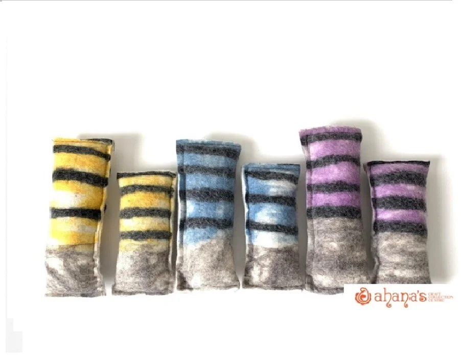 Top Cat Kicker Toys - Durable Interactive Wool Felt Pet Toys