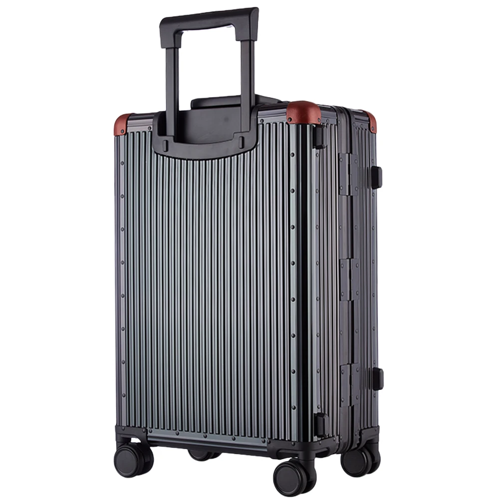 Factory Titanium Alloy Luggage Hard Suitcase With Tsa Lock Custom ...