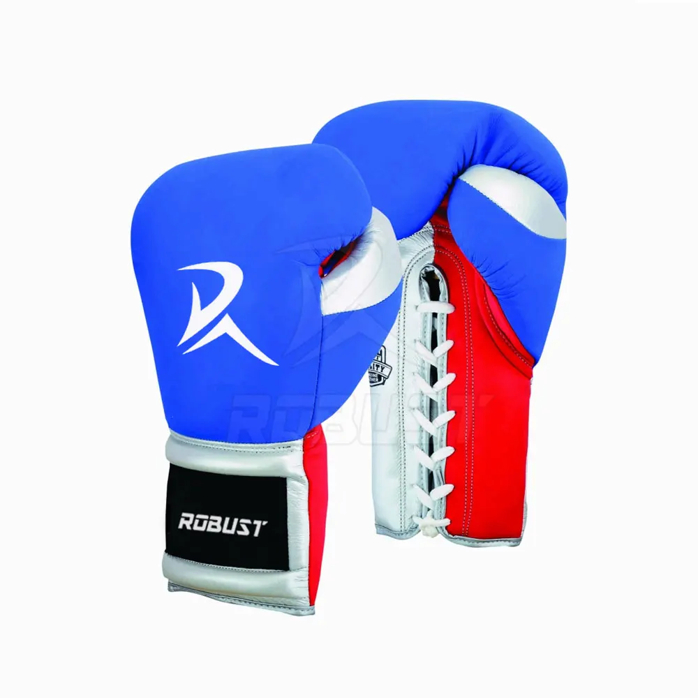 Custom Design Fitness Gym Boxing Gloves Genuine Leather Fighting ...