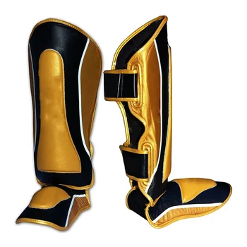 Muay Thai Mma Kickboxing Shin Guards 2024 Guard Sparring Protective Leg ...