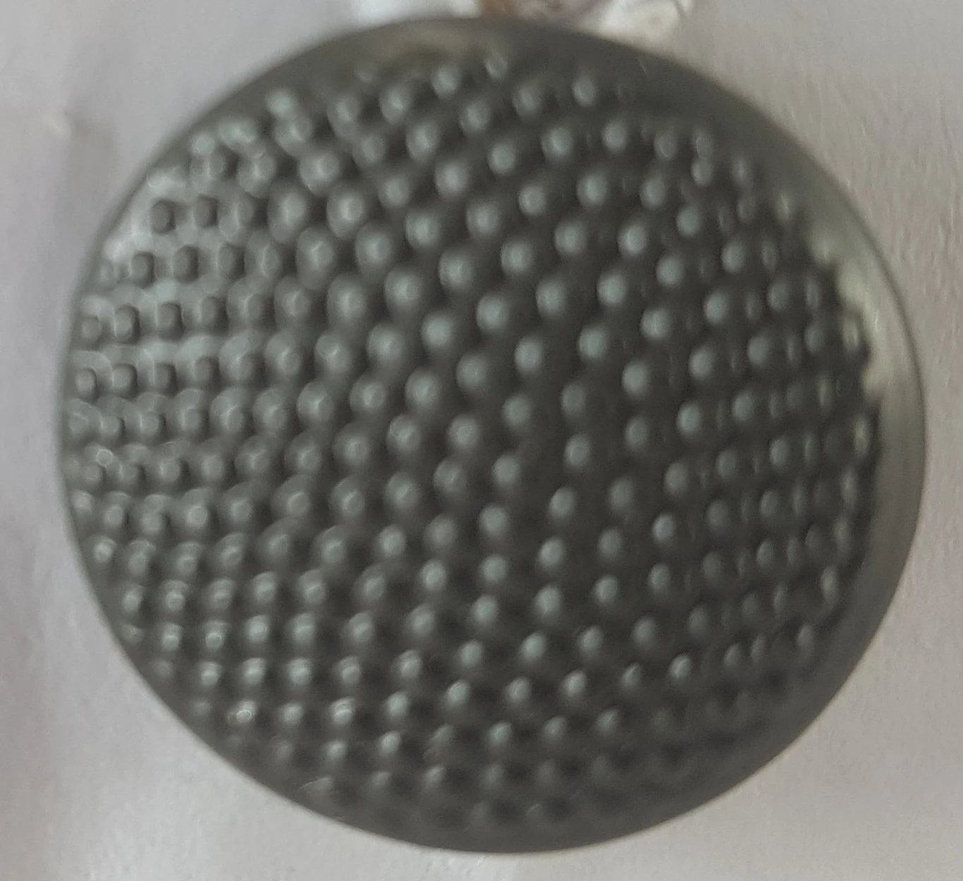 WW2 German Officer Visor Hat Plastic Button - Fancy Style