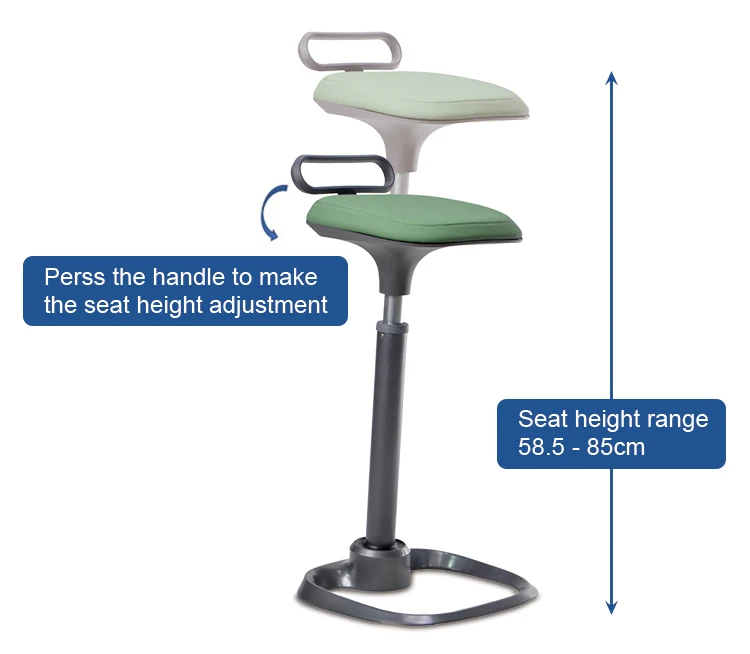 ZERO Standing Seat - Adjustable Sit Stand Stool by SEATWELL