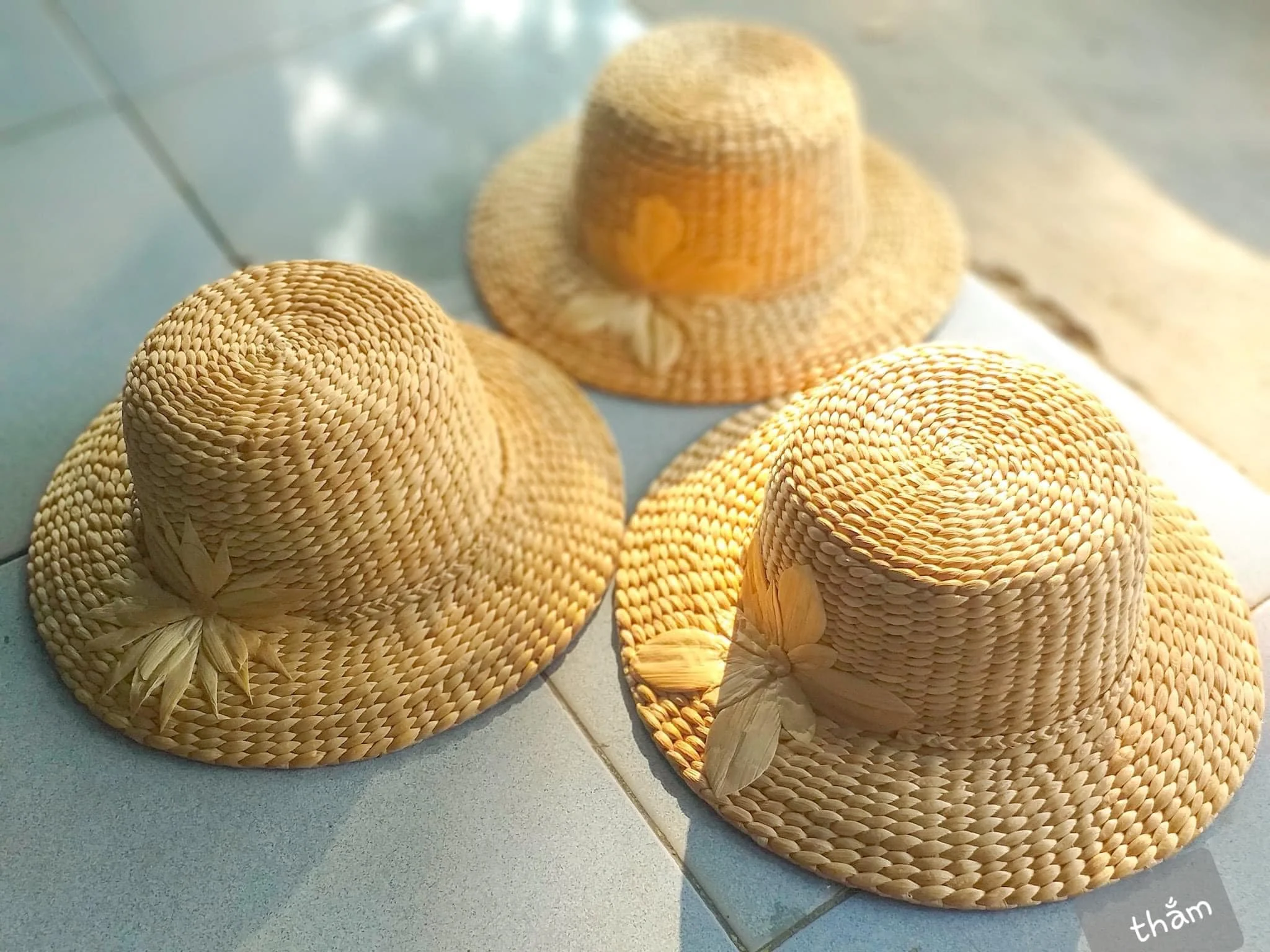 Vietnamese Water Hyacinth Hats - Handicraft Women's Hats