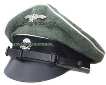 German Ww2 Officer Ss Visor Crusher Hat - Buy German Ww2 Visor ...