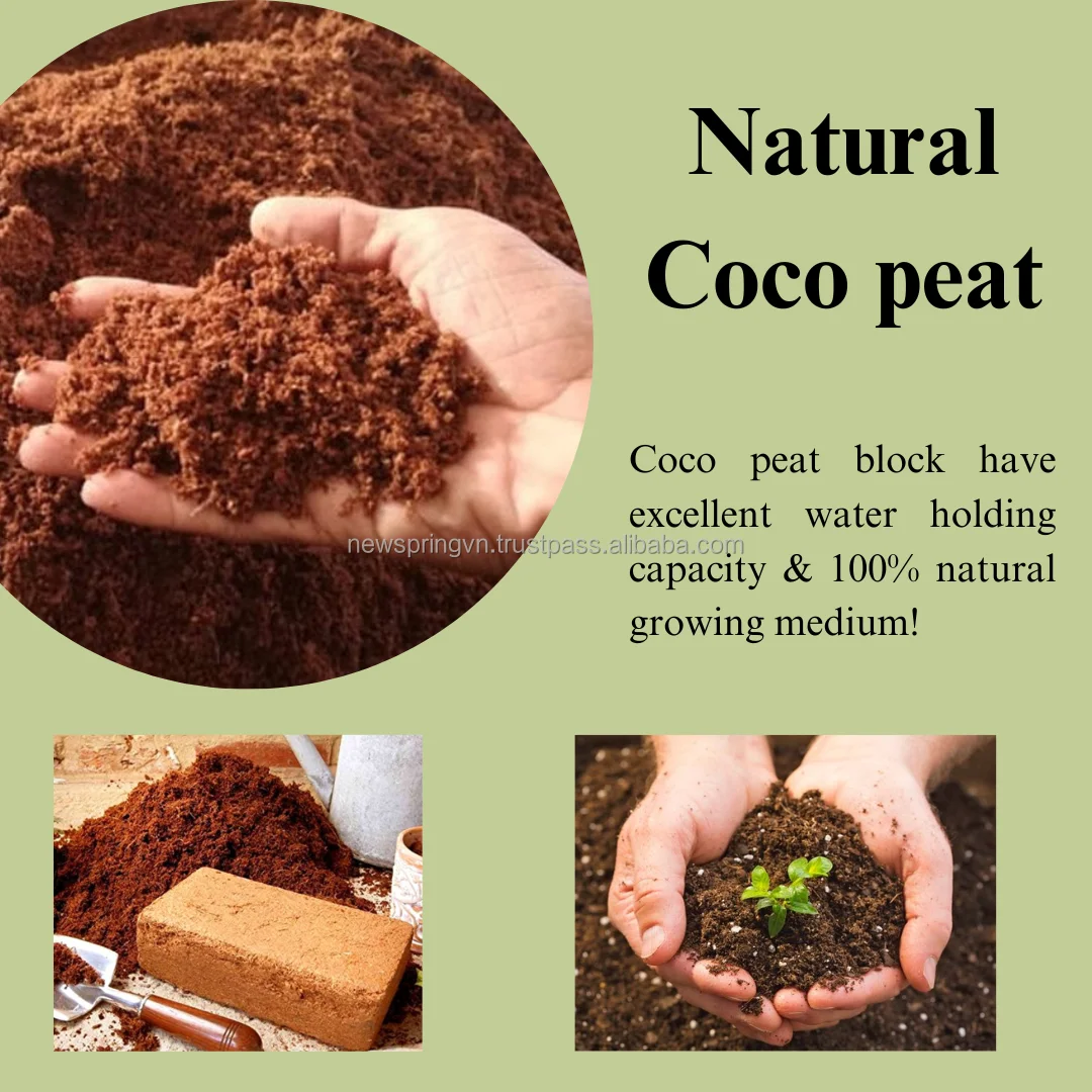 Hidratante de tierra de coco y turba de Coco para agricultura Retención ...