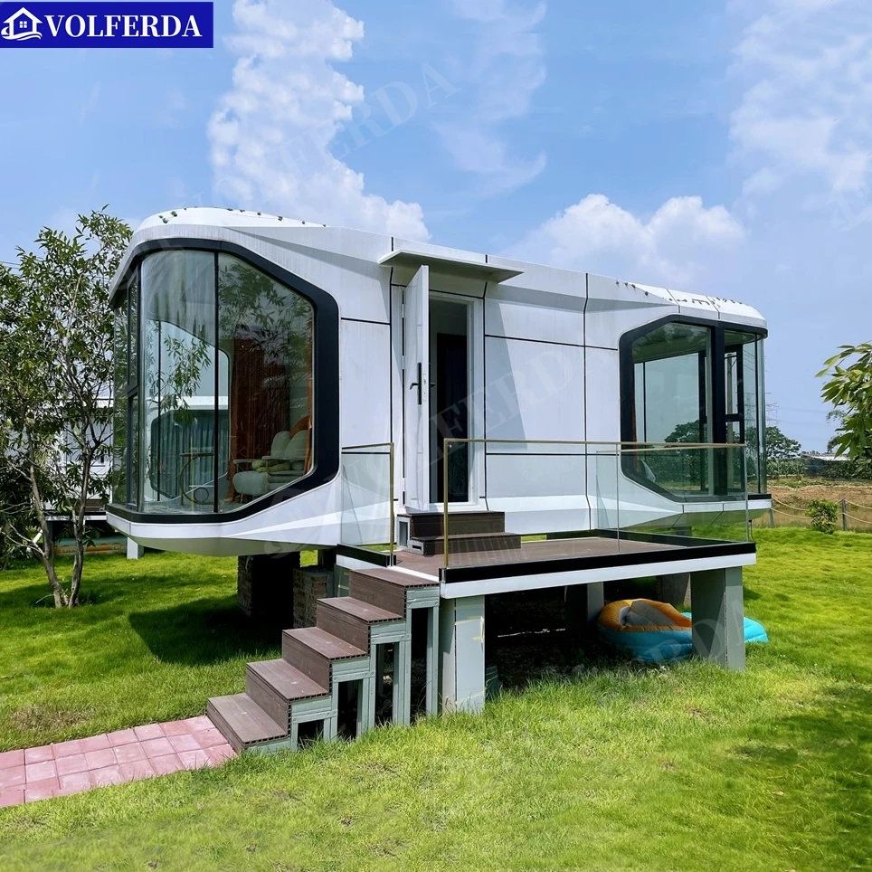Volferda Luxury Prefab Container Space Capsule Cabin House Home Hotel ...