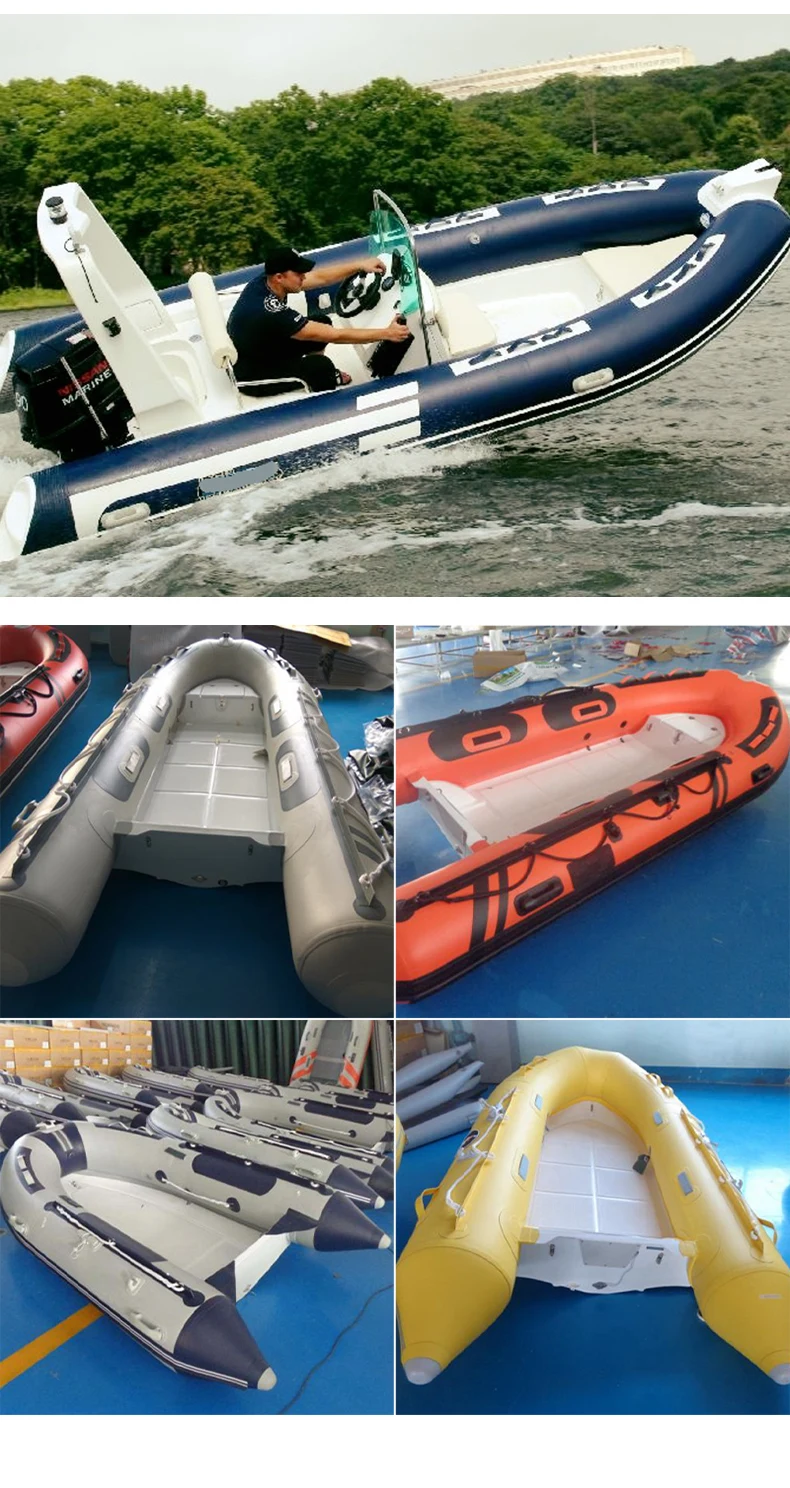 Deep V 16 Ft Rigid Inflatable Boat - Sport Style & Drifting