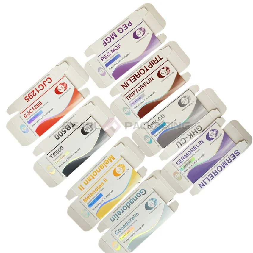 Custom Recyclable Paperboard 2ml 10ml Pharmaceutical Vials Packaging Labels Blister Tray Vials ...