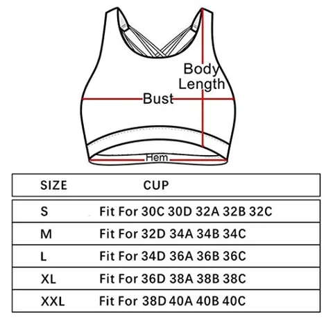 Women Sports Bra High Impact Athletic Quick Dry Custom Made Good ...