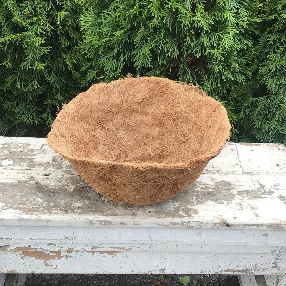 Garden Decor Coco Coir Pots Planters Hanging Baskets Coconut Husk Fiber ...