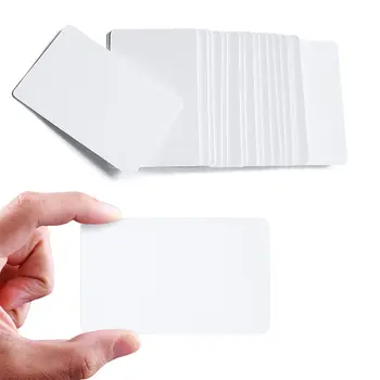 Blank White Rfid Card Nfc Card Pvc Smart Card Customizable Mifare Ev1 ...