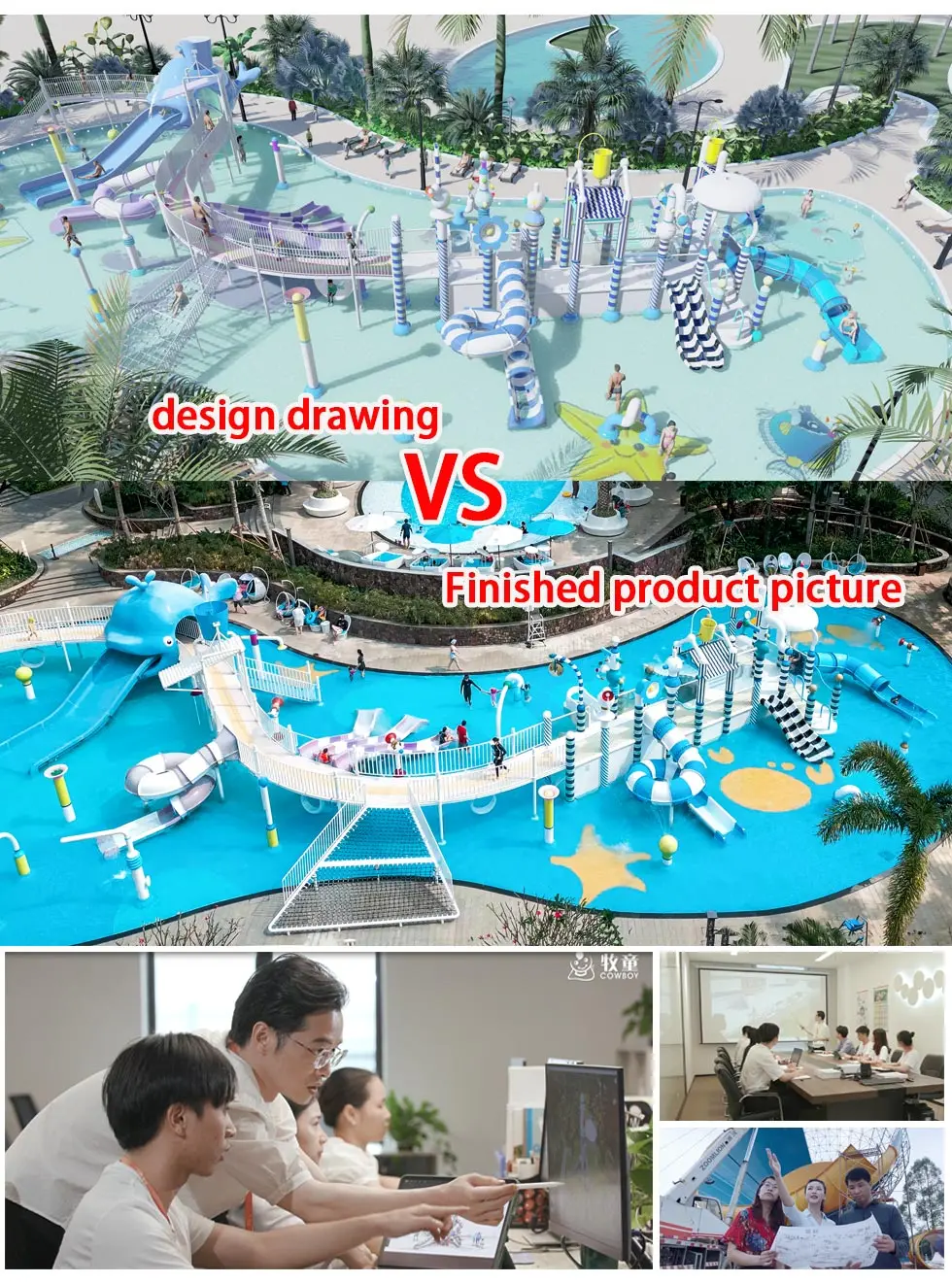 COWBOY Water Slides - Customization for Large Water Parks